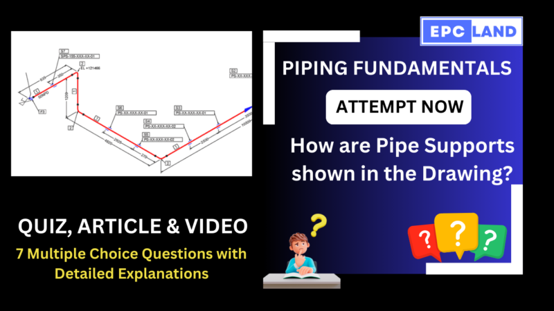 Quiz on How are Pipe Supports shown in the Drawing?: A Comprehensive ...